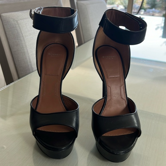 Givenchy | Shoes | Givenchy Paris Black Hells Five Inch Heels | Poshmark